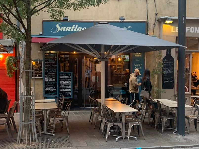 La santine - Parasols Galtz - Ombre et Terrasse - installation parasols ...